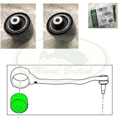 LAND ROVER FRONT LOWER CONTROL ARM BUSHING x2 RANGE DISCOVERY RRS ...