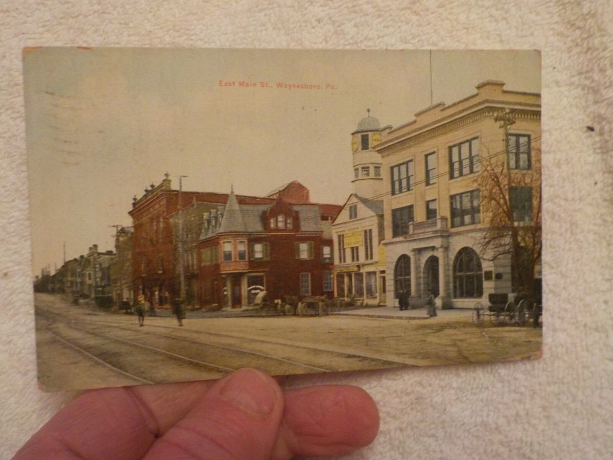 Waynesboro Pa Waynesboro Pennsylvania Map Poster, Modern Home Decor