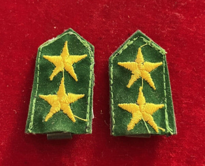 Iraq- Vintage Iraqi Army Warrant Officers Collar Rank Insignia, 1990s ...