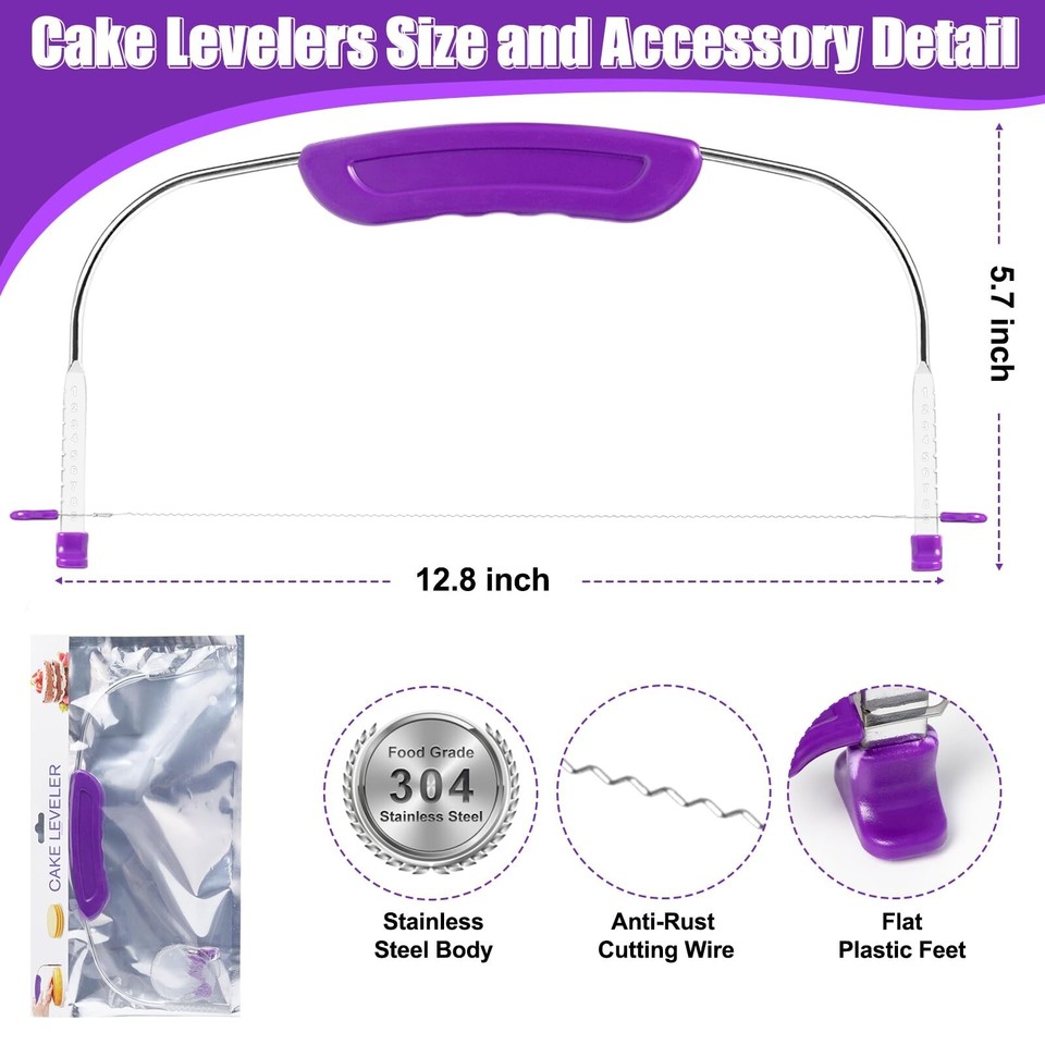 Adjustable Cake Leveler Cutter, Baking Supplies Tool for Kitchen ...