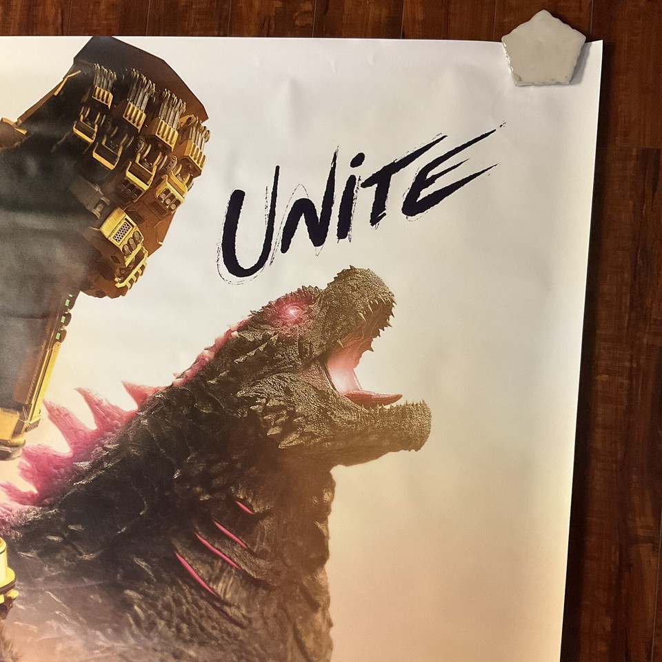 Godzilla x Kong:The New Empire 2024 Original DS Bus Stop Movie Poster ...