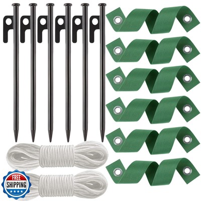 Usedgdig Heavy Duty Tree Stake Kits Steel Tree Stakes and Supports for ...