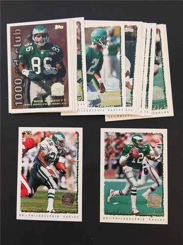 1995 Topps Jaguars Inaugural Logo Philadelphia Eagles Team Set 16 Cards ...