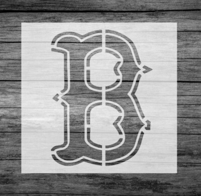 Boston Red Sox MLB Reusable Plastic Stencil *MULTIPLE SIZES* | eBay