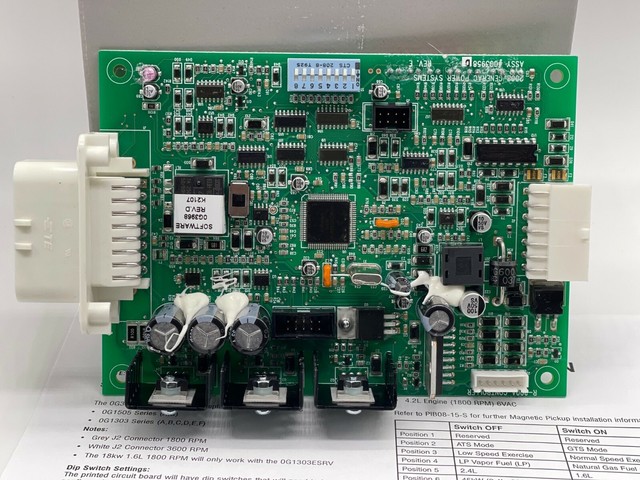 Generac PCB R-200A Ctrl 3600 Control Board Assembly (0G3958DSRV) for ...