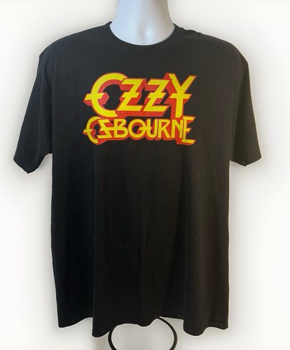 Ozzy Osbourne Shirt Men Xl Black Short Sleeve Crew Neck Graphic RN ...