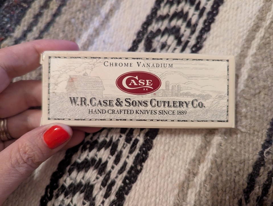 Case XX Knives Mini Trapper Smooth Yellow Delrin Carbon Steel Pocket ...