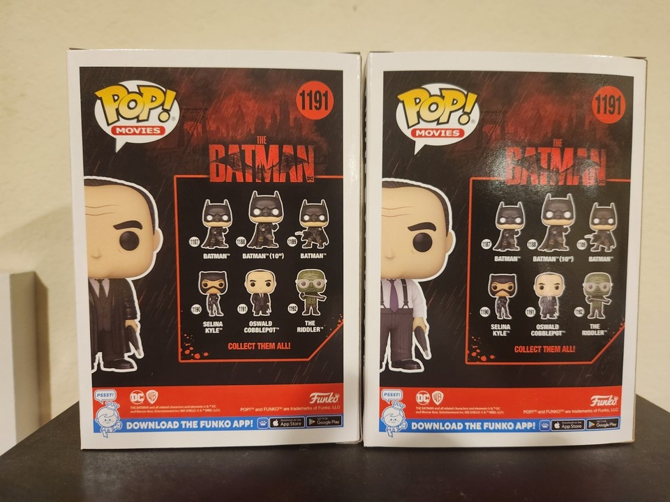 Funko Pop The Batman 1191 OSWALD COBBLEPOT Common & Limited Ed CHASE ...