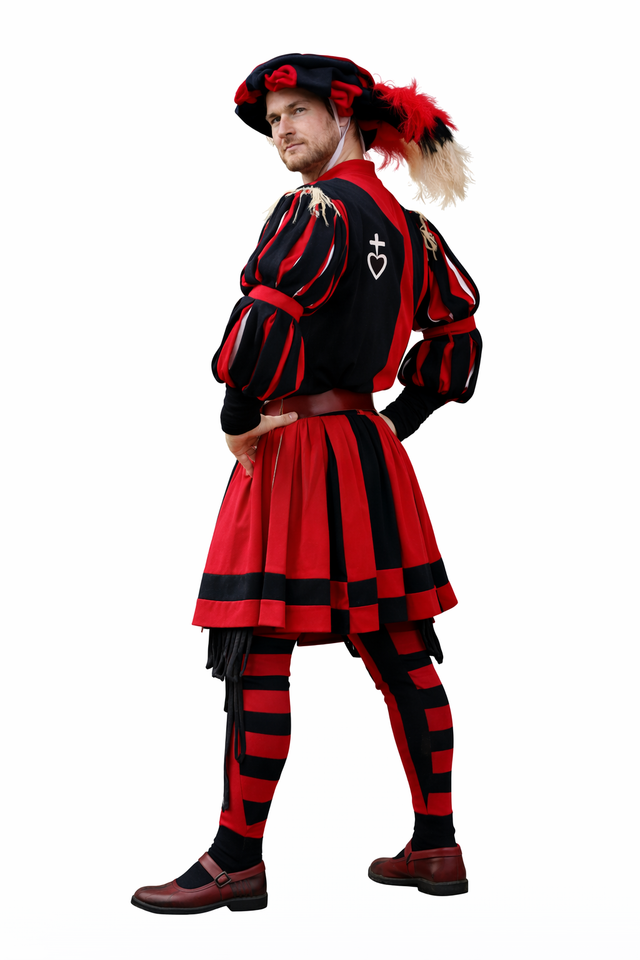 Renaissance German Landsknecht Outfit For Men-Medieval Festival Costume ...