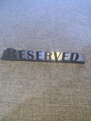 2Pcs Metal Reserved Table Signs Guest Reservation Double-Sided | eBay