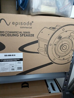 EPISODE ECS-800-IC-6 - IN-CEILING SPEAKER | eBay