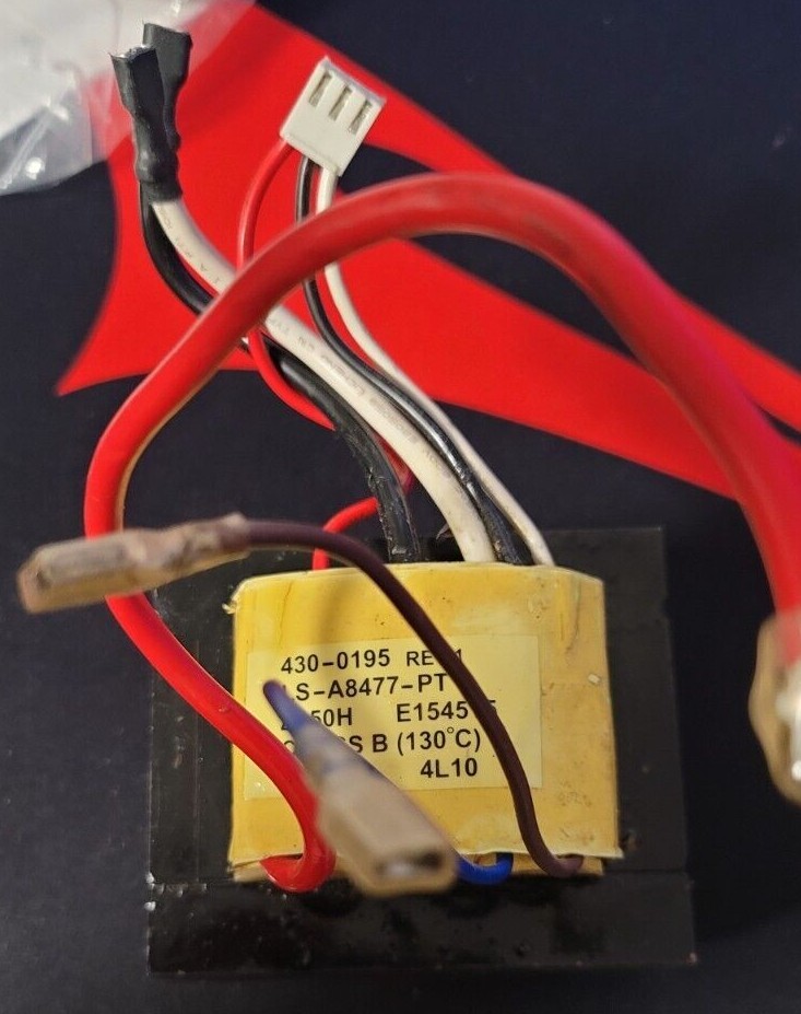 TRANSFORMER 430-0195 / LS-A8477-PT REV-1 CLASS B LEI-4 E154515 Z150H | eBay