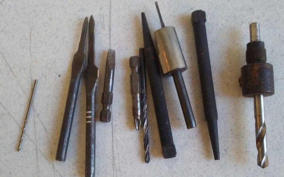 Vintage Drill Bit Lot Router Bits Wood Bits HS Machinist Drills All ...