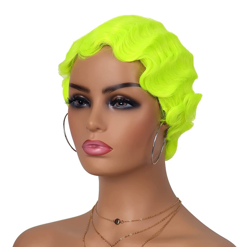 Retro Vintage Finger Wave Wigs for Lady Women Mommy 1920’s Party Wig ...