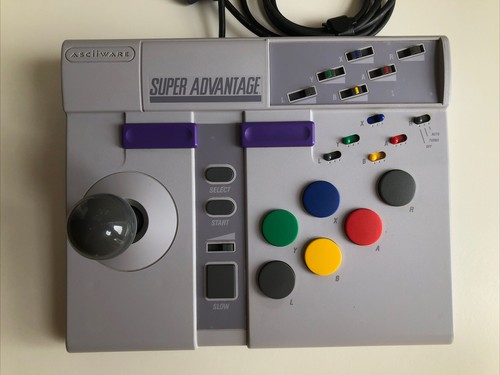 AsciiWare Ascii Super Advantage Joystick Controller Super Nintendo SNES ...