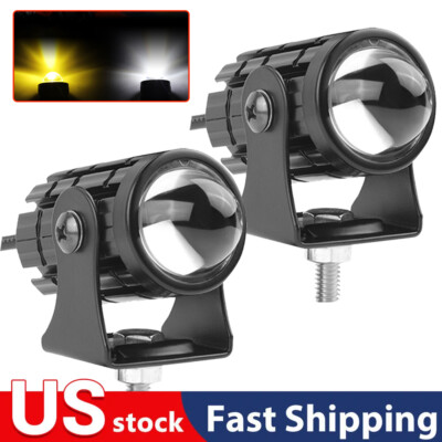 2x 2inch LED Work Light Bar Spot Pods Fog Lamp Offroad Driving Truck ...