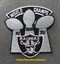 Raiders Football Logo Embroidery Patches on, iron on and sew on clothes ...