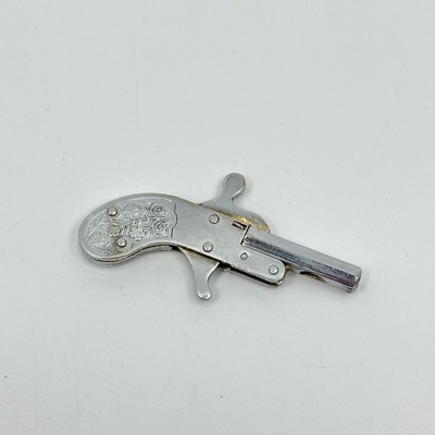 Vintage RARE Miniature Toy Cap Gun 2MM Pinfire Pistol Fob Japan | eBay