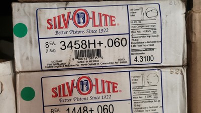 Silv-O-Lite Hypereutectic Pistons 3458H.060 | eBay
