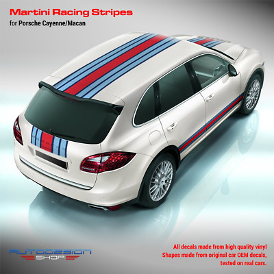 Porsche Cayenne / Macan Martini Racing Stripes | eBay UK