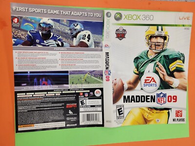 Madden 09 Case Art Original Xbox | eBay