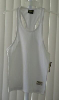 Gold's Gym Shirt Tank Top White Defect Size Small | eBay