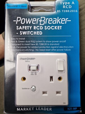 Power Breaker Safety Rcd Socket Switched | eBay UK
