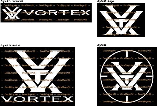 Vortex Optics - Tactical/Hunting Scopes - Vinyl Die-Cut Peel N' Stick ...
