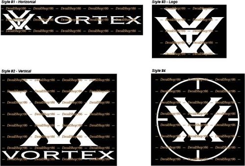 Vortex Optics - Tactical/Hunting Scopes - Vinyl Die-Cut Peel N' Stick ...