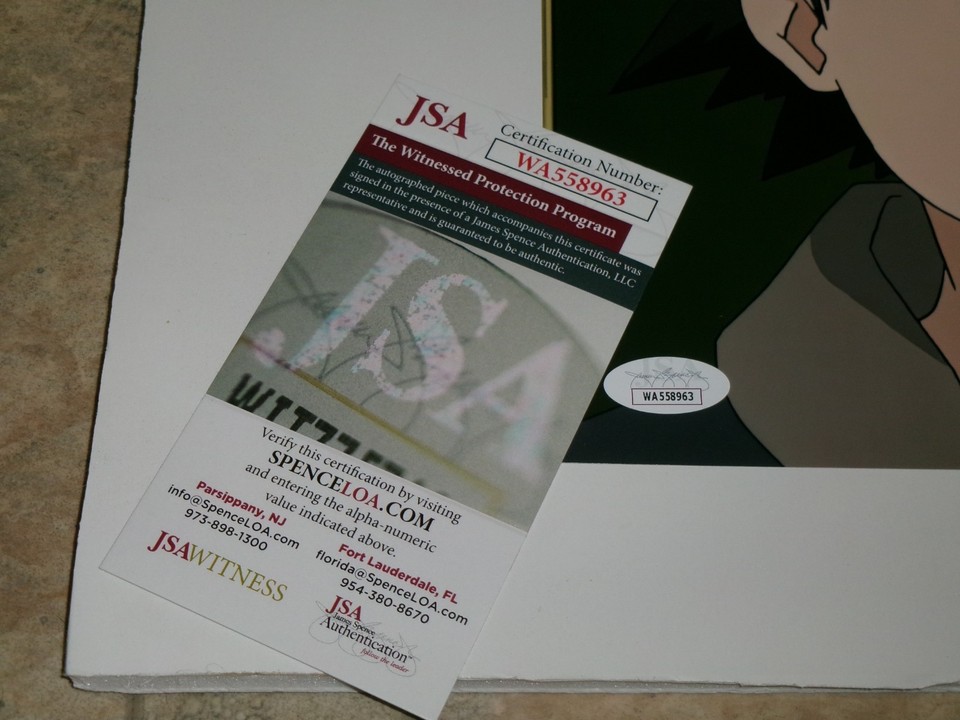 Doug Erholtz Signed B/W 8x10 Photo JSA CERT "Kankuro" From Naruto ...