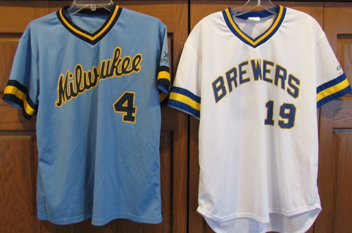ROBIN YOUNT MOLITOR Milwaukee Brewers MLB Baseball 2 Jersey LOT SGA ...