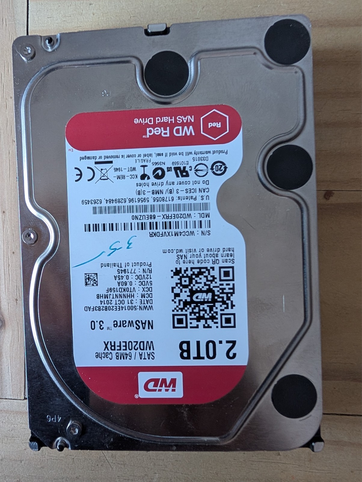 Western Digital 2TB WD Red Pro NAS Internal Hard Drive - 7200 RPM Class ...