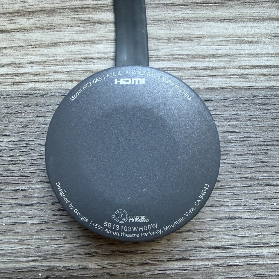 Google Chromecast 2nd Generation 1080p Media Streaming Device - Gray ...