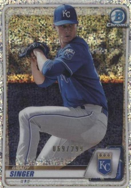 2020 Bowman - Chrome Prospects Brady Singer #BCP-42 Speckle Refractor ...