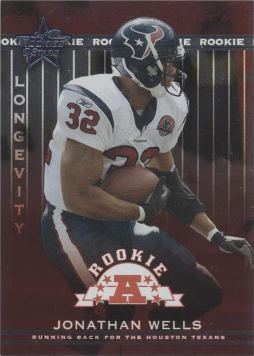 2002 Leaf Rookies & Stars - Rookie Jonathan Wells #194 Longevity /50 ...