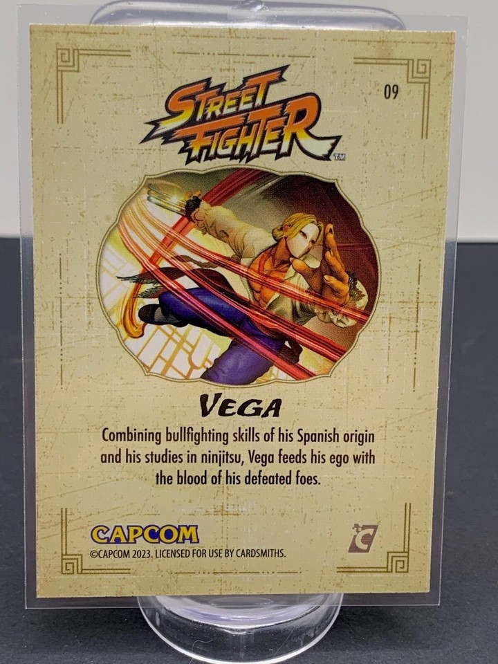 2023 CARDSMITHS STREET FIGHTER SERIES ONE CAPCOM VEGA BASE CARD #9 | eBay