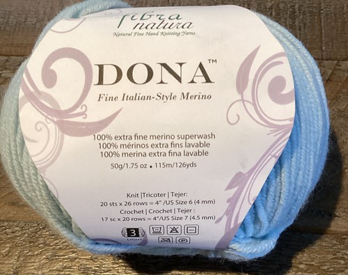 Dona 100% SW Merino Yarn Extra Fine 126yds 3 Light | eBay