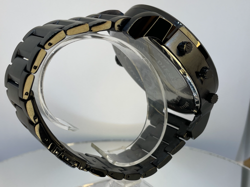 2025 Brand New Diesel Men's Mr. Daddy Chronograph, Gunmetal Watch Gold ...