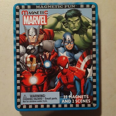 Marvel Magnetic, 35 Magnets and 2 Scenes | eBay