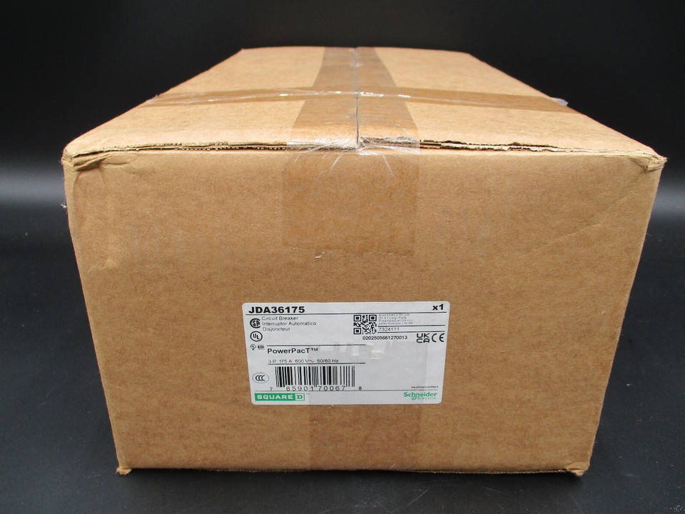 SQUARE D JDA36175 3-P 175A 600V I-LINE CIRCUIT BREAKER *SAMEDAY SHIP ...