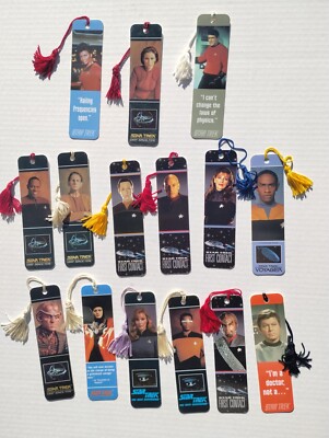 Star Trek 1996 Bookmark -You Pick - Geordi, Worf, Beverly Crusher ...