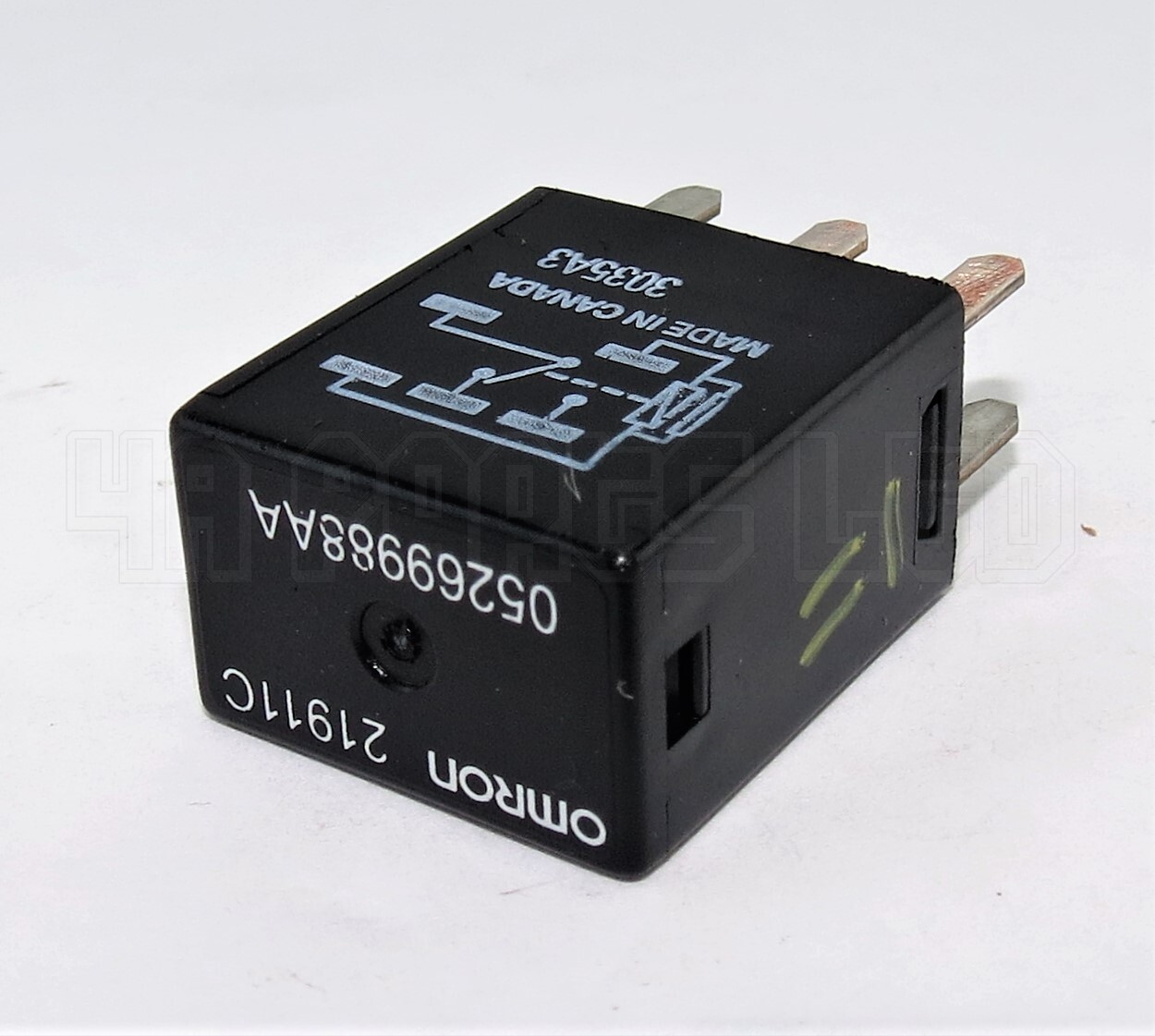Chrysler Jeep Dodge 5-Pin Multi-Use Black Relay Omron 21911C 05269988AA ...