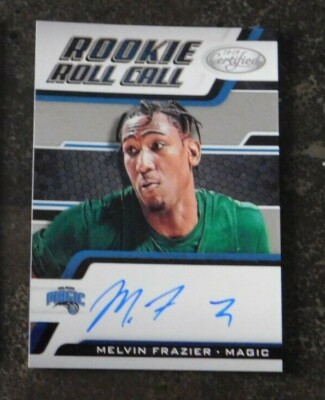2018-19 Certified Rookie Roll Call Autographs #MF Melvin Frazier Magic ...