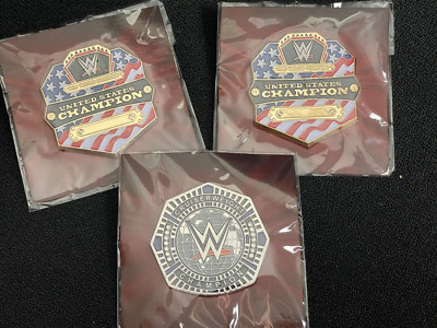 3 WWE United States & Cruiser Weight Champion Pins Loot Crate Slam ...