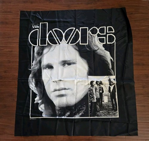 THE DOORS Jim Morrison Tapestry Cloth Poster/Flag/Wall Banner. 40”X45 ...