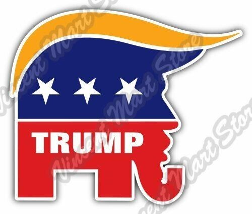 Donald Trump President 2016 Republican GOP Car Bumper Vinyl Sticker ...