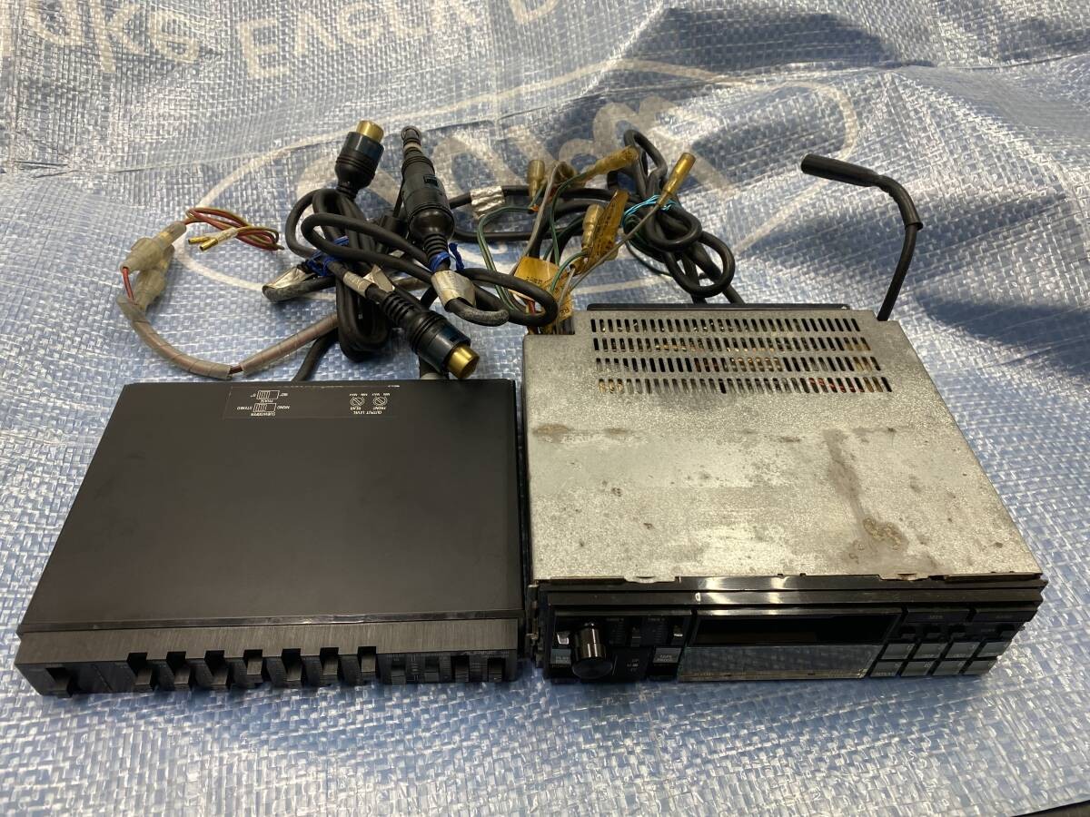 Tested Alpine 7273 3311 Cassette tape deck Crossover Equalizer Car ...