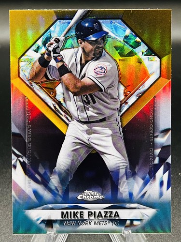 2022 Topps Chrome Update #DGC-15 Mike Piazza Diamond Greats Insert Mets ...