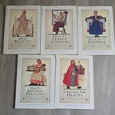 American Girl Felicity Book Set 1-4, 6 Pleasant Co. Paperbac Scholastic ...