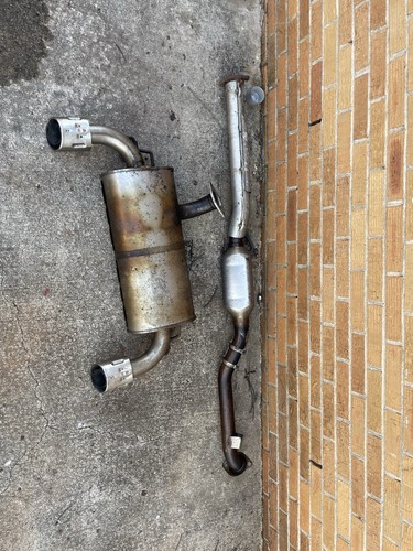 2008-2015 Mitsubishi Lancer Evolution 10 Factory OEM Cat-back Exhaust ...